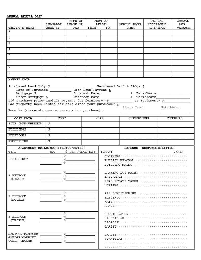Sample Revaluation Forms - Vision Government Solutions